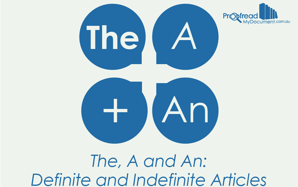 The, A and An: Definite and Indefinite Articles