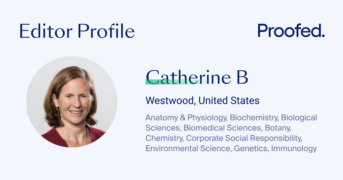 Catherine B | Our Editors | Proofed