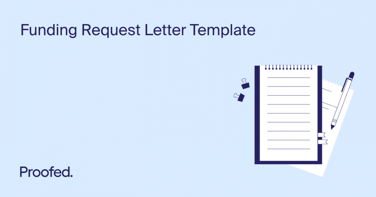 Funding Request Letter Template | Proofed's Writing Tips